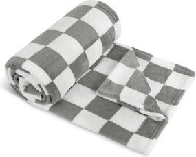 Bellatex Přikrývka  Kemping PLUS 150x200 cm Kostka šedá