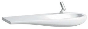 Laufen Il Bagno Alessi One - Nábytkové umyvadlo 120x50 cm, s 1 otvorem pro baterii, s LCC, bílá H8149744001041