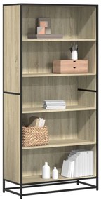 Knihovna dub sonoma 80,5 x 35 x 170,5 cm kompozitní dřevo 3300856