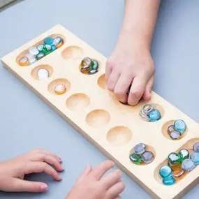 Bigjigs Toys Hra s kamínky Mankala / od 3 let