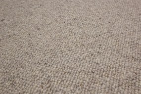 Avanti, Metrážový koberec Alfawool 40 šedý, na míru, šíře 4m,5m, šedá, ab (mřížka), ložnice