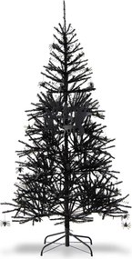 Costway 183 cm vysoký umělý sváteční strom Halloween s LED světly a dekoracemi