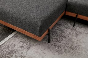 Hanah Home Rohová pohovka LIVA tmavě šedá levá 287 cm 825BLC2813