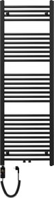 Mexen Ares, elektrické topné těleso 1500x500 mm + topná tyč 600 W, černá, W102-1500-500-2600-70