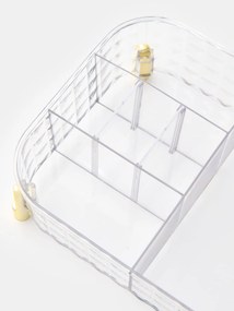 Sinsay - Transparentní organizér na kosmetiku s přihrádkami - clear