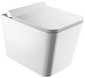 OMNIRES BOSTONMWBP - Závěsné WC s prkénkem SoftClose BOSTON lesklá bílá BOSTONMWBP