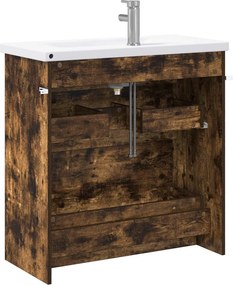 Sada koupelnového nábytku Kouřový dub 81 x 40 x 84,5 cm 3404270
