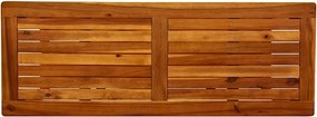 Zahradní konzolový stolek 110x40x75 cm masivní akáciové dřevo 316406