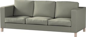 Potah na pohovku IKEA Karlanda 3-místná nerozkládací, krátký barva šedá látka pletený vzor
