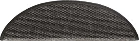 Samolepící nášlapy na schody vzhled sisal 15 ks 56x17x3 cm 326861