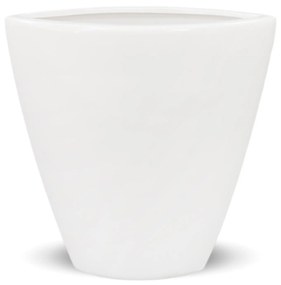 Bílá váza keramická 112341