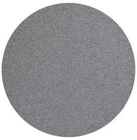 Šedý kulatý venkovní koberec ø 150 cm - NORTHRUGS