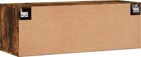 vidaXL Nástěnná skříňka 100 x 36,5 x 35 cm kompozitní dřevo [830153] Barva: Betonová šedá