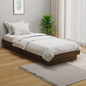 vidaXL Rám postele masivní dřevo 75 x 190 cm Small Single [819933] Barva: medová hnědá