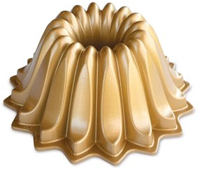 Forma na bábovku ve zlaté barvě Nordic Ware Lotus, 1,2 l