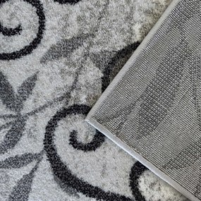 DY Šedý moderní koberec s ornamenty Panamero 21 Rozměr: 60x100 cm
