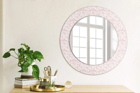 Kulaté dekorační zrcadlo Okvětní lístky květin