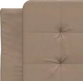 Rám postele bez matrace Zadar cappuccino 100 x 200 cm umělá kůže 3208849