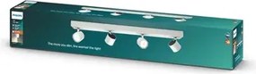 Philips Star 4x4,5W bílá / LED bodové svítidlo / 2000lm / 2200-2700K /