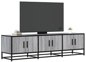 TV skříňka šedá sonoma 150 x 35 x 41 cm kompozitní dřevo a kov