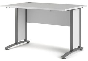 FALCO Psací stůl Office 80400/70 bílá/silver grey