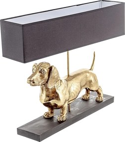 Dekorační stolní svítidlo Gold Dog výška 48cm