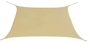 Plachta proti slunci z oxfordské látky čtvercová 2x2 m béžová - Default Title