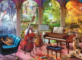 Ravensburger Puzzle: Hudba čtyř ročních období / 100 dílků / od 8 let