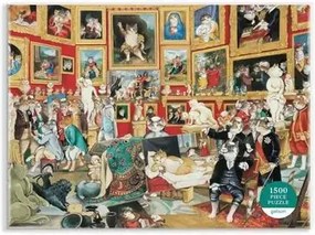 Galison Puzzle Tribuna Uffizi s kočkami / 1500 dílků / od 8 let