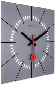 Designové nástěnné hodiny 8636gs Nextime Stazione 35cm