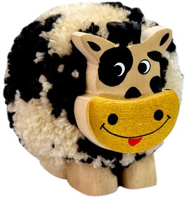 2Kids Toys Dřevěná figurka XL pompon Kráva