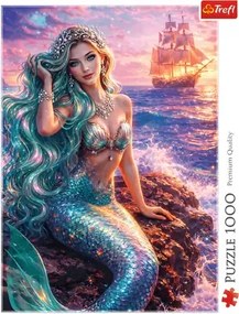 TREFL Puzzle Mořská panna / 1000 dílků / 48 x 68 cm