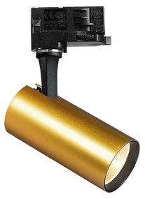 Ideal Lux Nastavitelný kompaktní LED reflektor FOX 15W, CRi 80 Teplota světla: 3000 K, Barva materiálu: Mosaz