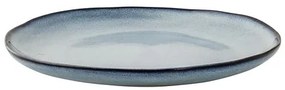 Bloomingville Dezertní talíř Sandrine Blue 22,5 cm, modrá barva, keramika