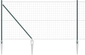 Evropský plot se hroty 10 x 1,0 m Ocel potažená PVC Zelená 3350614