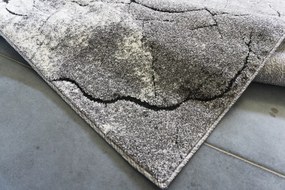 BE Koberec Miami 129 GREY - šedý čtverec Rozměr: 140x140 cm