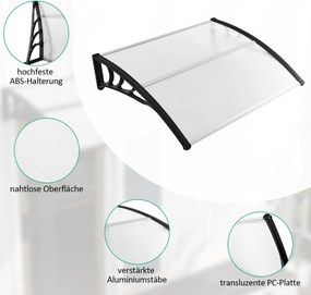 Costway Stříška pro stříšku předních dveří stříška stolu