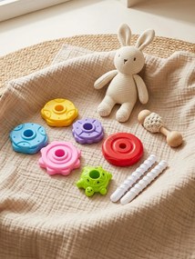 Sinsay - Edukační sada na třídění a navlékání tvarů 8 pack - vícebarevná