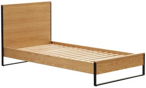 Dubová jednolůžková postel Kave Home Taiana 90 x 190 cm
