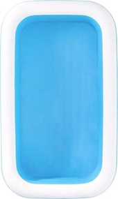Bestway Rodinný obdélníkový nafukovací bazén 262x175x51cm modrý a bílý [92107]