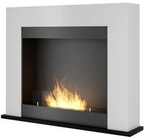 InFire - BIO krb 87,5x110 cm 3kW bílá