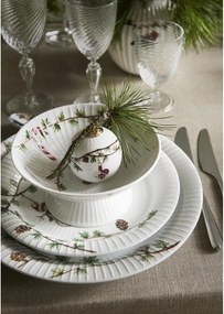 Bílý porcelánový talíř s vánočním motivem ø 22 cm Hammershøi Christmas – Kähler Design