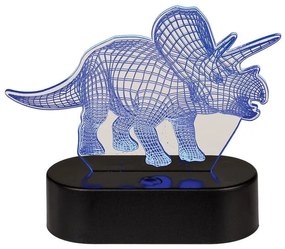 Dětská lampička 3D TRICERATOPS