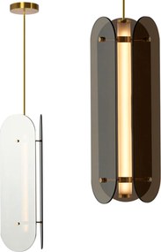 Toolight Toolight, LED stropní svítidlo 25W, APP1676-CP, černá-zlatá, OSW-06407