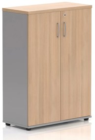 NABYTEK-DESIGNOVY.CZ - S383 03 - Kancelářská skříň Komfort, 80x38,5x113 cm, dveře 3/3 , calvados