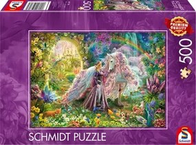 SCHMIDT Puzzle Snová cesta s jednorožcem / 500 dílků / od 10 let