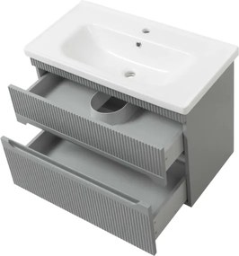 Lavedo Aria Air Grey 80 koupelnová skříňka s umyvadlem