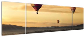 Obraz - létající balóny (170x50 cm)