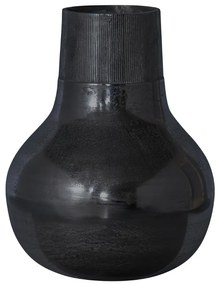OnaDnes -20% Hoorns Černá kovová váza Kymani XL