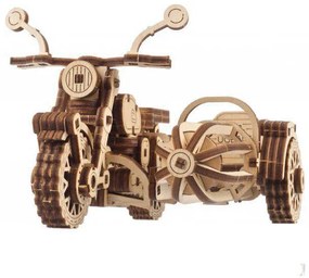 Ugears 3D dřevěné mechanické puzzle Harry Potter Hagridova létající motorka